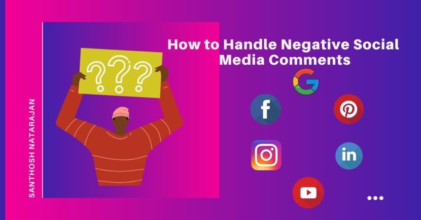 6 Easy Way to Handle Negative Social Media Comments | How to